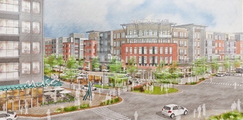 plans for long branch lower broadway a rendering of plans